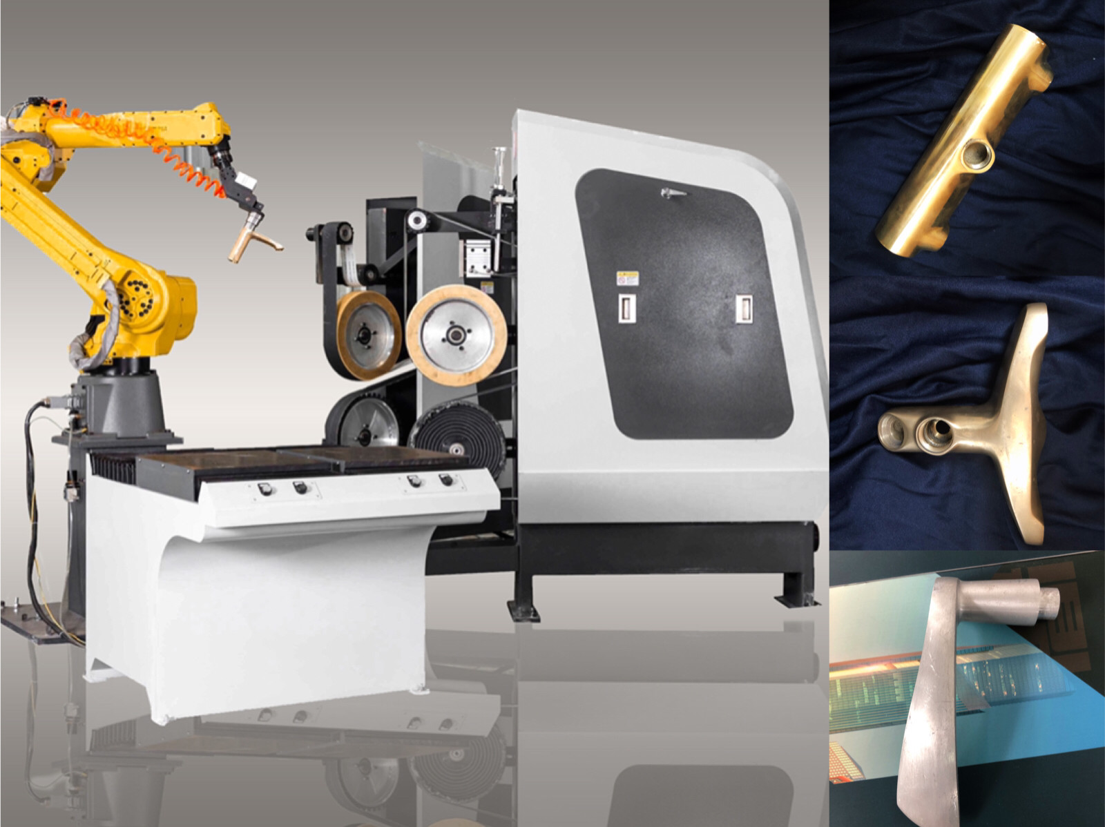 Fully Automatic Robot Grinding Machine With Remote Fault Diagnosis Function